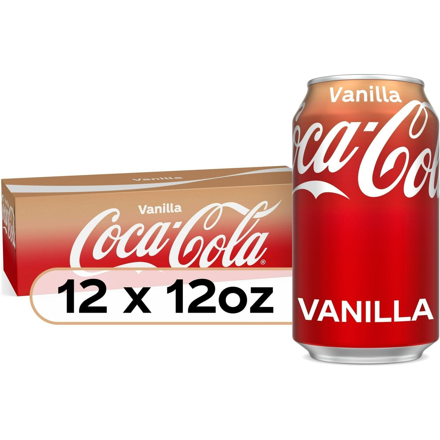 Coca Cola Vanilla Flavored Soda, 12 Oz Cans, 12 Count Pack – Fresh ...