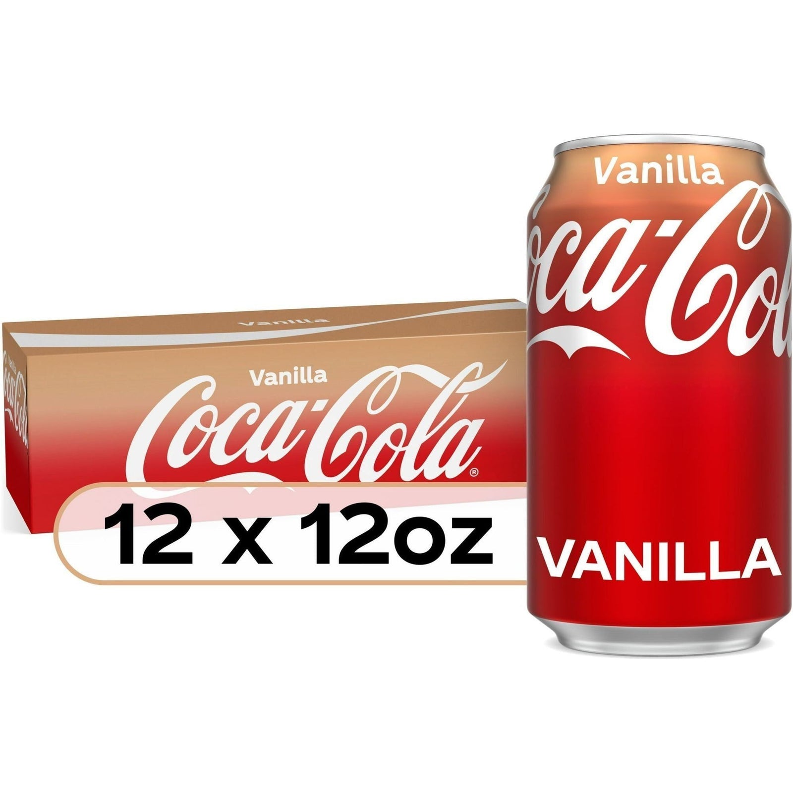 Coca Cola Vanilla Flavored Soda, 12 Oz Cans, 12 Count Pack – Fresh ...